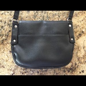 Perlina | Bags | Perlina Crossbody Black Leather Purse | Poshmark